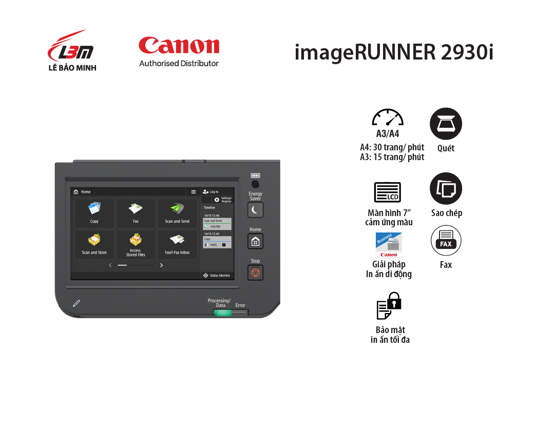 Máy photocopy Canon iR2930i